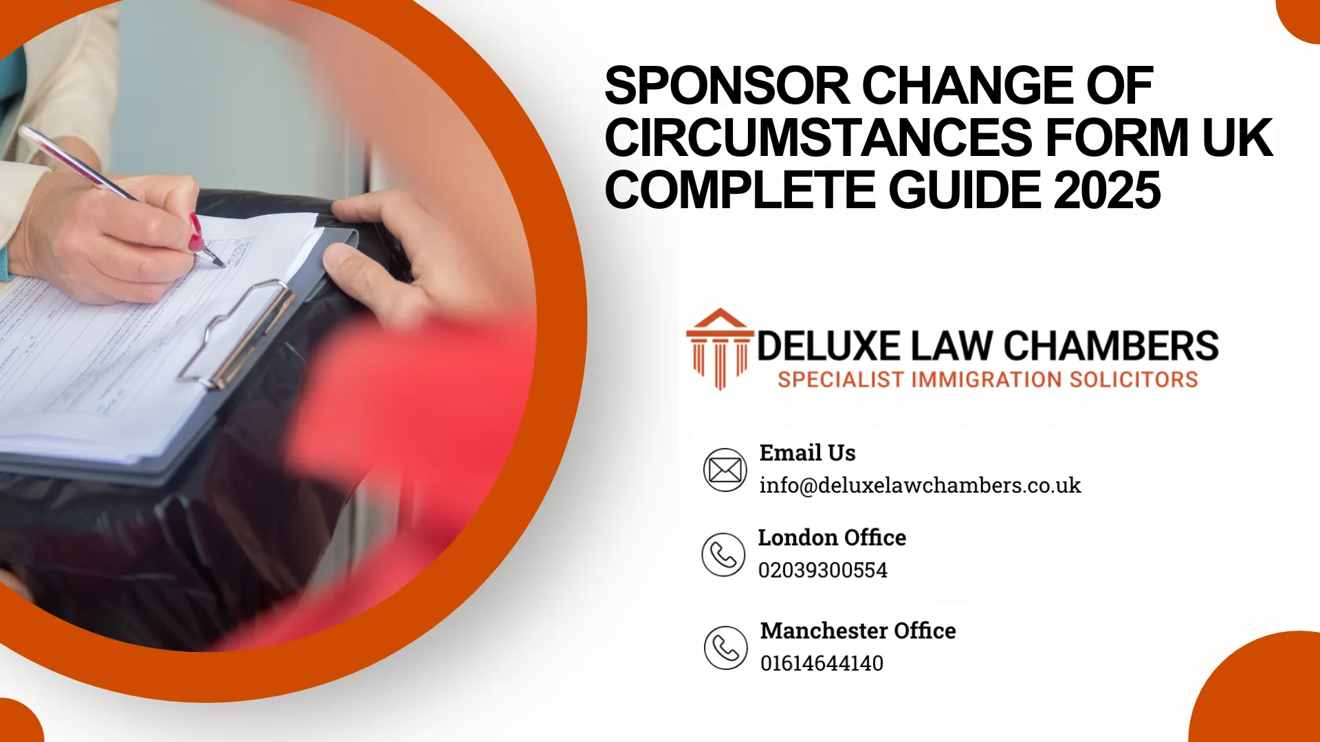 Sponsor Change Of Circumstances Form - Deluxe Law Chambers